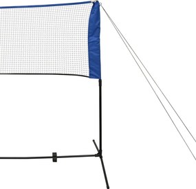 vidaXL Marketos Badmintonová síť s košíčky, 600x155 cm