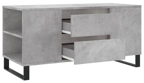 Konferenční stolek betonově šedý 102x44,5x50cm kompozitní dřevo - Default Title