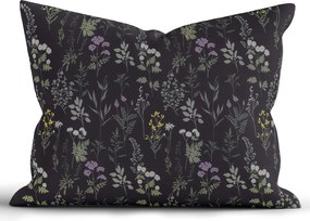 MK Lůžkoviny Bavlněný povlak na polštář Renforcé 70 x 90 cm - Bianca antracitový