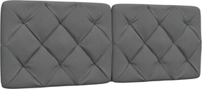 Rám postele bez matrace tmavě šedá 120 x 200 cm textil 3310588