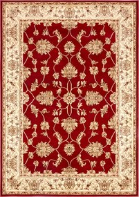 Kusový koberec Begonia bordo Ovál 100 x 180 cm
