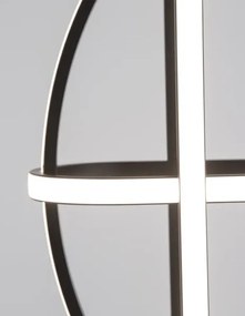 LED lustr Arte 52 černé