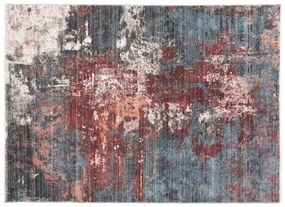 Kusový koberec MYSTIC 2842A Abstraktní modrý růžový Rozměr: 120x180 cm