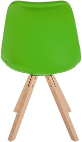 Bhm germany Jídelní židle Sofia II, syntetická kůže, zelená