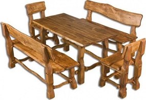 Casarredo - Komfort nábytek Zahradní barová židle OM-099 masiv, brunat