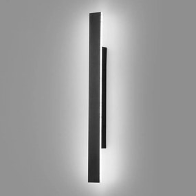 Exteriérové ​​nástěnné LED svítidlo Wow, 1x LED 11w, 3CCT, černá, (60 cm)