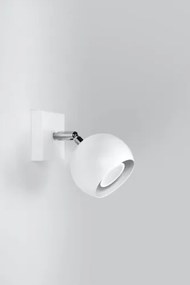 Nástěnné bodové svítidlo SOLLUX Oculare GU10 1x40W bez zdroje SL.0437 bílá
