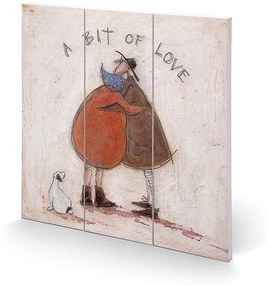 Dřevěný obraz Sam Toft - A Bit of Love