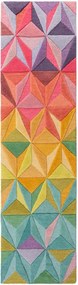 Flair Rugs, Ručně všívaný běhoun Illusion Reverie Multi, 60x230, vícebarevná, chodba / předsíň