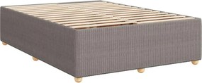 Box spring postel s matrací taupe 160x200 cm textil 3285585
