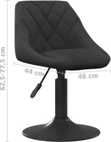 vidaXL Jídelní židle samet [3088810] Barva: Tmavě šedá