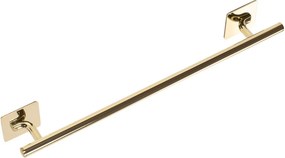 Tutumi Rea, koupelnový držák na ručníky 45cm, k nalepení na 3M pásce, 322194, zlatá lesklá, REA-77055