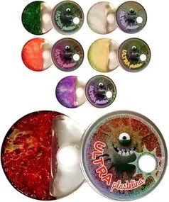 EPEE Modelína Ultra se svítící kuličkou / 80 g / 6 barev / v plechovce