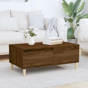 vidaXL Konferenční stolek 90x50x36,5 cm kompozitní dřevo [821115] Barva: kouřový dub