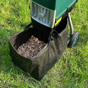 Zahradní štěpkovač/drtič DIOX+2x 60l pytel, 3100W černá/zelená Gardebruk