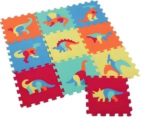 Pěnové puzzle Dinosauři / 9 dílků / 30x30 cm / od 3 let