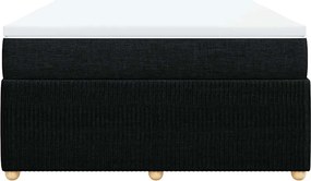 Box spring postel s matrací černá 140 x 190 cm textil 3285569