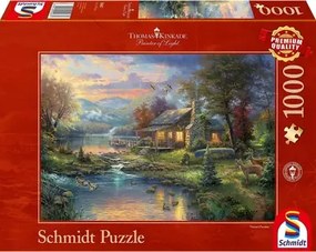 SCHMIDT Puzzle Přírodní ráj / 1000 dílků / 69,3 x 49,3 cm