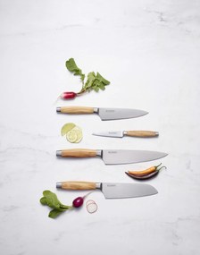 Nůž Santoku Le Creuset s dřevěným úchytem 18 cm