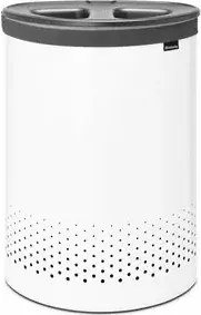Brabantia Koš na prádlo 55 L šedá/bílá / 63 x 29 x 45 cm