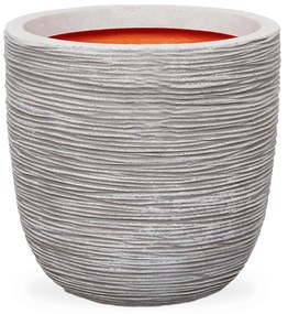 Capi Nature Rib NL Planter Ball Ivory Ø 35 cm / V 34 cm