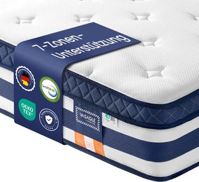 7-zónová taštičková matrace s gelovou paměťovou pěnou H3 RMZB35235Q101 výška 25 cm
