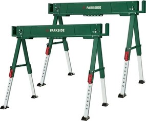 Parkside® Sada skládacích pracovních koz, 600 kg, 2dílná
