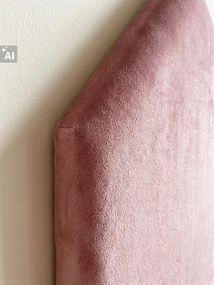 Sinsay - Čalouněný panel s trojúhelníkovým zakončením - pastelová růžová