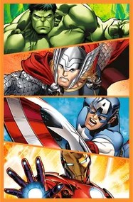 TREFL Puzzle Marvel Avengers: Dny plné akce / 3x80 dílků / věk 5+