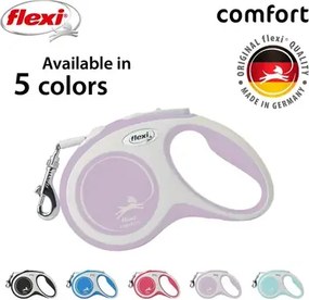 Flexi Comfort S pásek 5m růžové / Vodítko