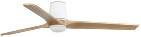 FARO Barcelona FARO 33838WT-1TW-LED Stm.vent. HEYWOODTUBL 10W/230V borovice/bílá pr.132cm WT+DO 33838T1TW