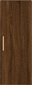 vidaXL Skříň highboard 34,5 x 34 x 180 cm kompozitní dřevo [3198778] Barva: Bílá