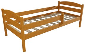 Vomaks Dětská postel DP 017 se zábranou Rozměr: 80 x 180 cm, Barva: moření olše