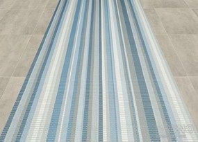 Breno Koupelnová pěnová předložka SOFTY-TEX 79848 retro pruhy, šíře 65 cm, Vícebarevné