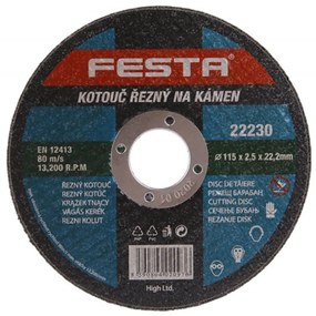 FESTA Řezný kotouč na kámen 115 mm
