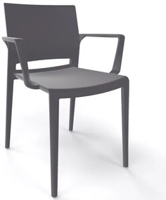 GABER - Židle BAKHITA B, tmavě šedá