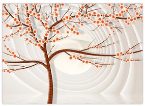 Skleněný obraz - Strom v nekonečnu (70x50 cm)