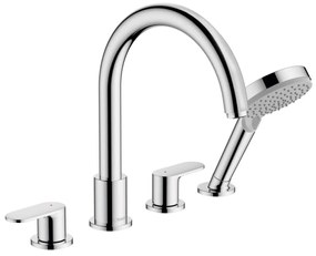 Hansgrohe Vernis Blend - Baterie na okraj vany, 4-otvorová instalace, chrom 71456000