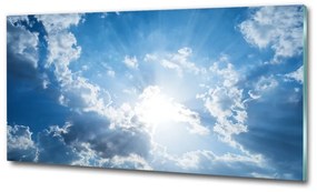 Wallmuralia Fotoobraz na skle Oblaka na nebi 100x50