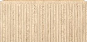 Mexen Rivel, koupelnová skříňka 100 cm, 1 zásuvka, drážkovaná, dub, 91A20-10047-1-BF81