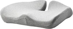 Powerton Set bederní opěrky a podsedáku šedá / ergonomický / paměťová