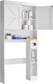 Úložná skříňka nad toaletu, Výška 171,3 cm VEVOR