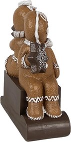 Vánoční adventní kalendář s perníčky Gingerbread - 11*4*13 cm