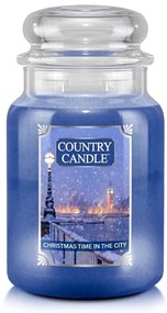 Country Candle Vonná Svíčka Christmas Time in the City, 652 g