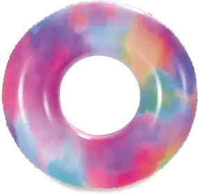 MAC TOYS Nafukovací kruh duhový / 79 cm / od 9 let