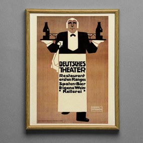 Plakát Deutches Divadelová restaurace