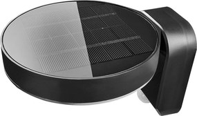 NOR 2118141003 Rica Round venkovní nástěnné solární svítidlo černá - NORDLUX
