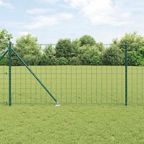 Evropský plot se hroty 25 x 1,2 m Ocel potažená PVC Zelená 3350600