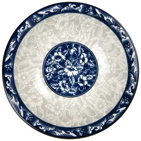 Modro-bílá porcelánová miska Aapje – 21x5 cm