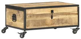 Konferenční stolek 70 x 50 x 33 cm masivní mangovníkové dřevo 286378